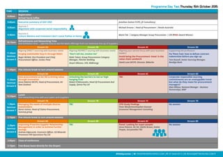 Programme at a glance - 3rd PASA Premier ConfeX 2015 | PPT