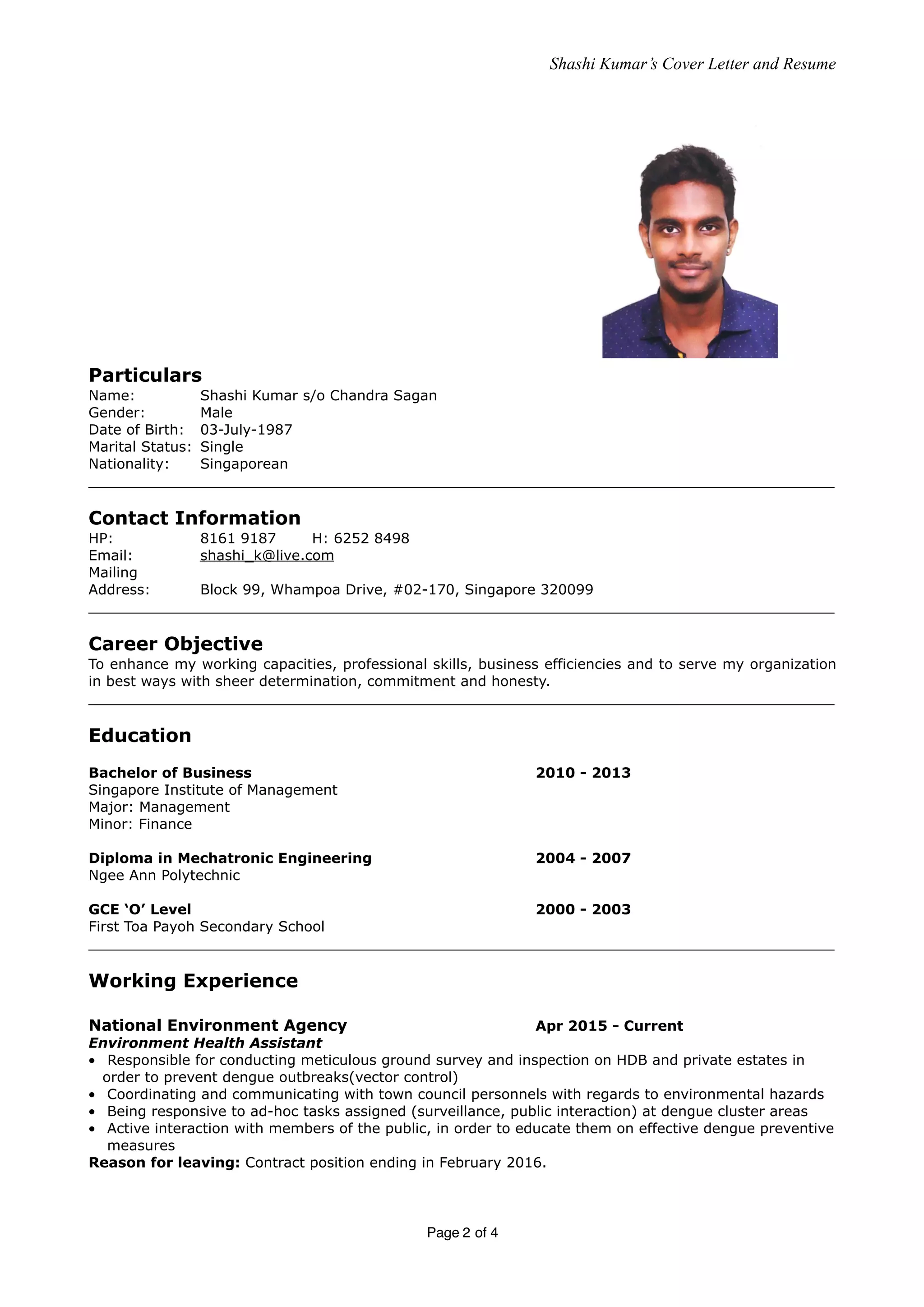 cvShashi05012016 | PDF