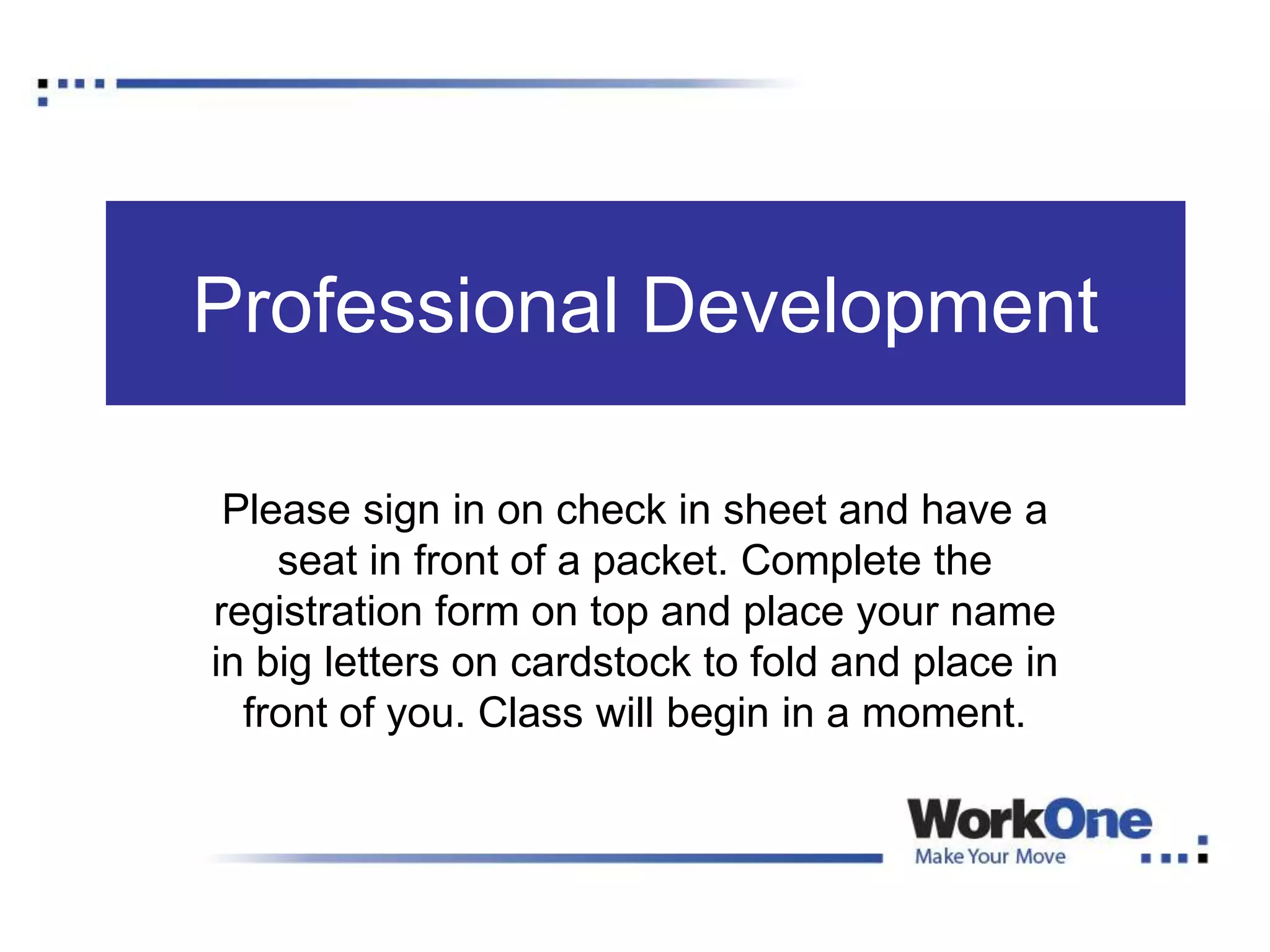 Professional Development | PPT