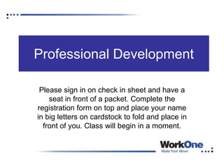 Professional Development | PPT