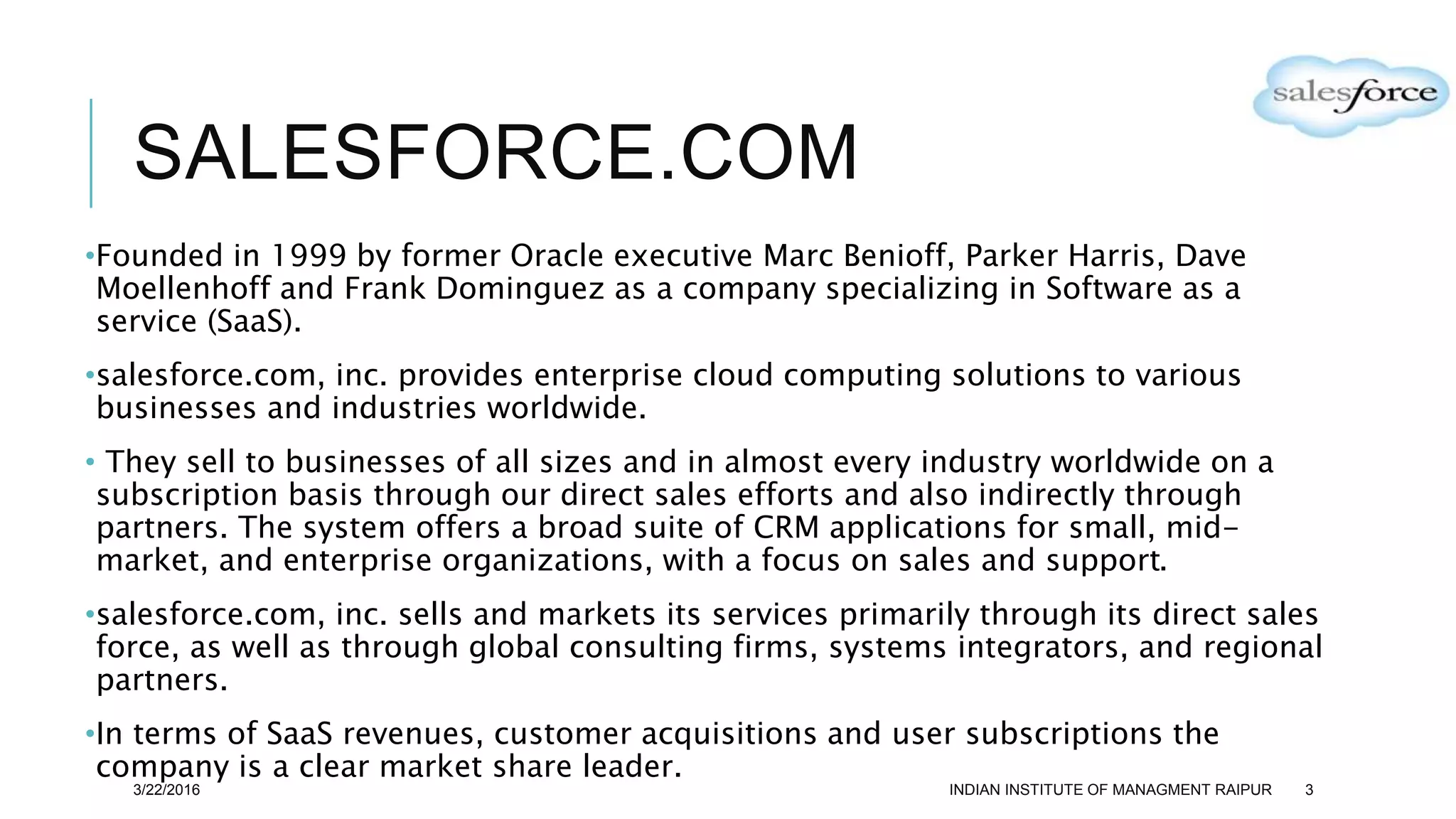 Salesforce & Infusionsoft | PPT