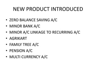 SBI PRODUCT & SERVICES | PPTX