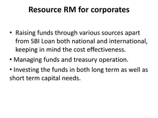 SBI PRODUCT & SERVICES | PPTX