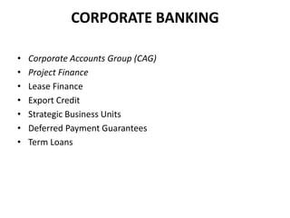 SBI PRODUCT & SERVICES | PPTX