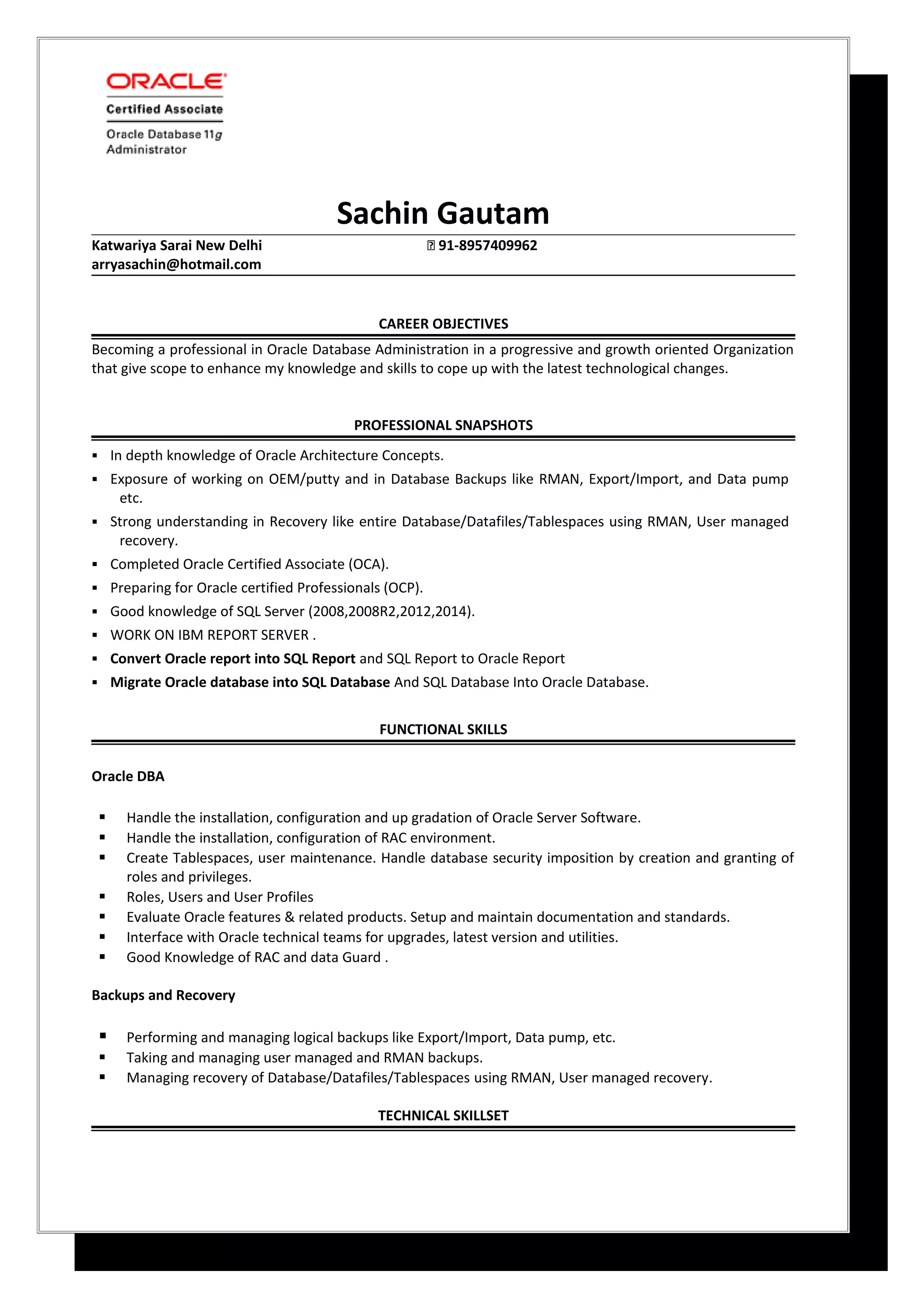 fresh resume11 (1) | PDF