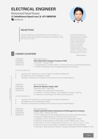 cv-fahad | PDF