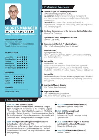CV_MAROUANE-Performance | PDF
