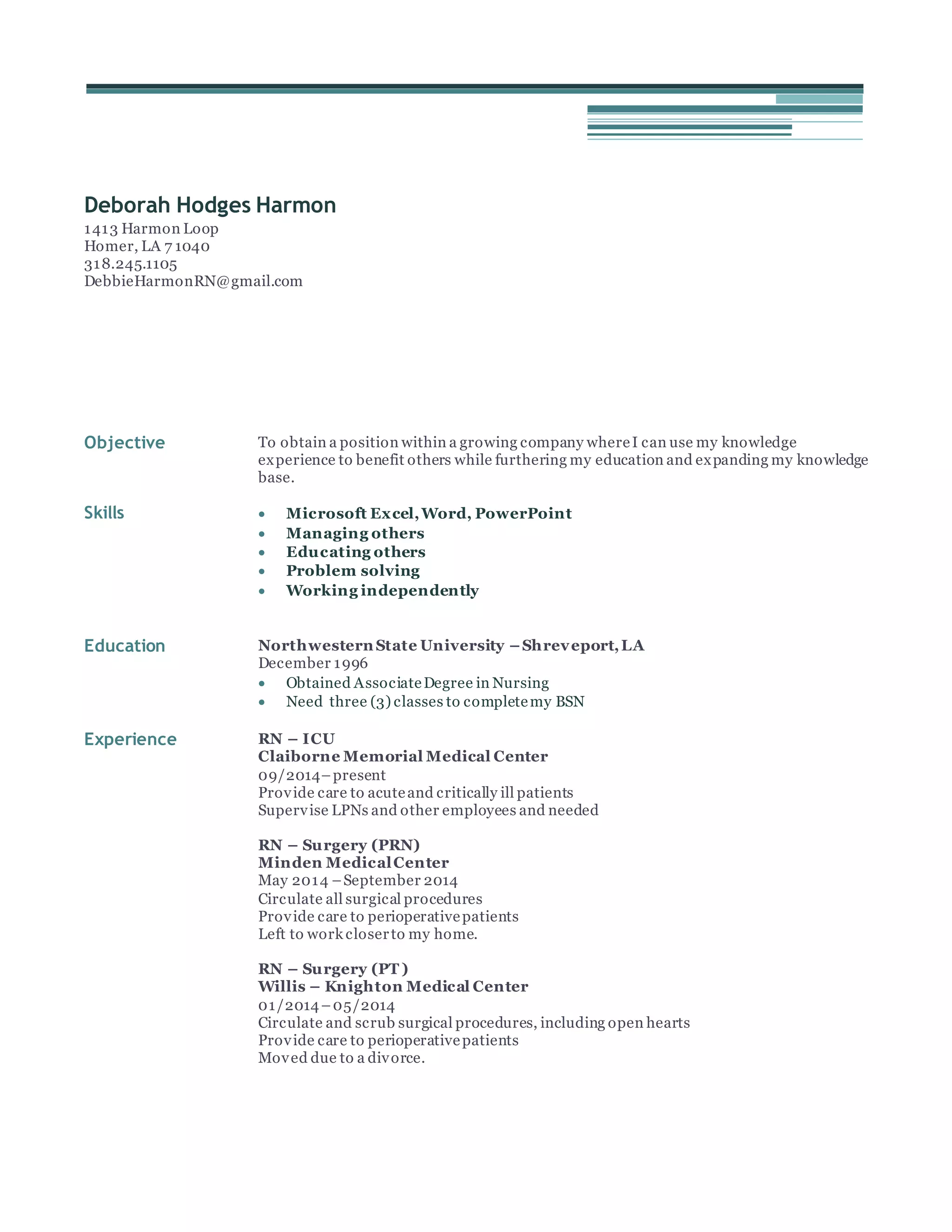 Deborah Hodges | DOCX