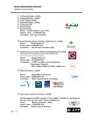 Reda shosha CV 1st oct 2014 rev 1 - Copy | PDF