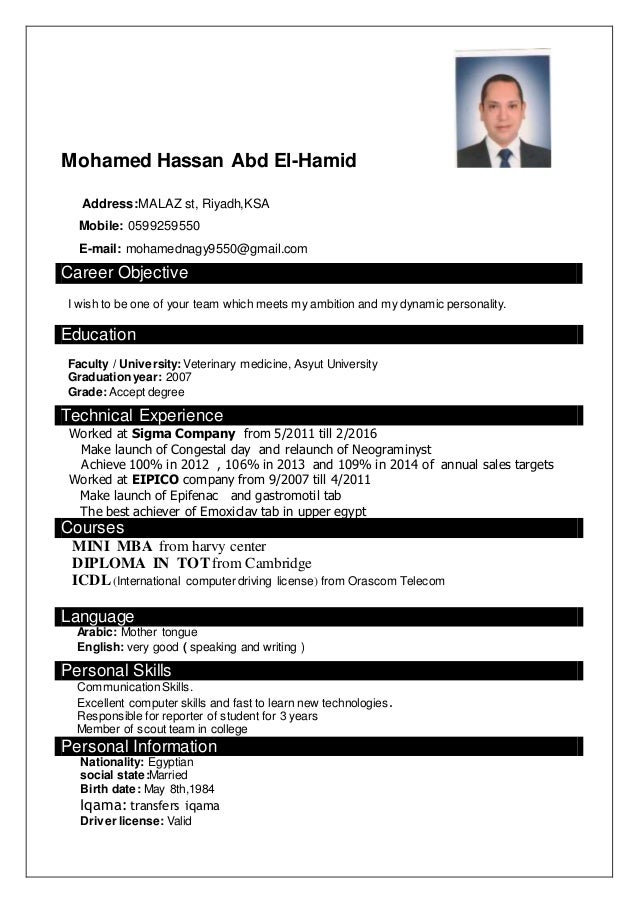 Mohamed Hassan Cv