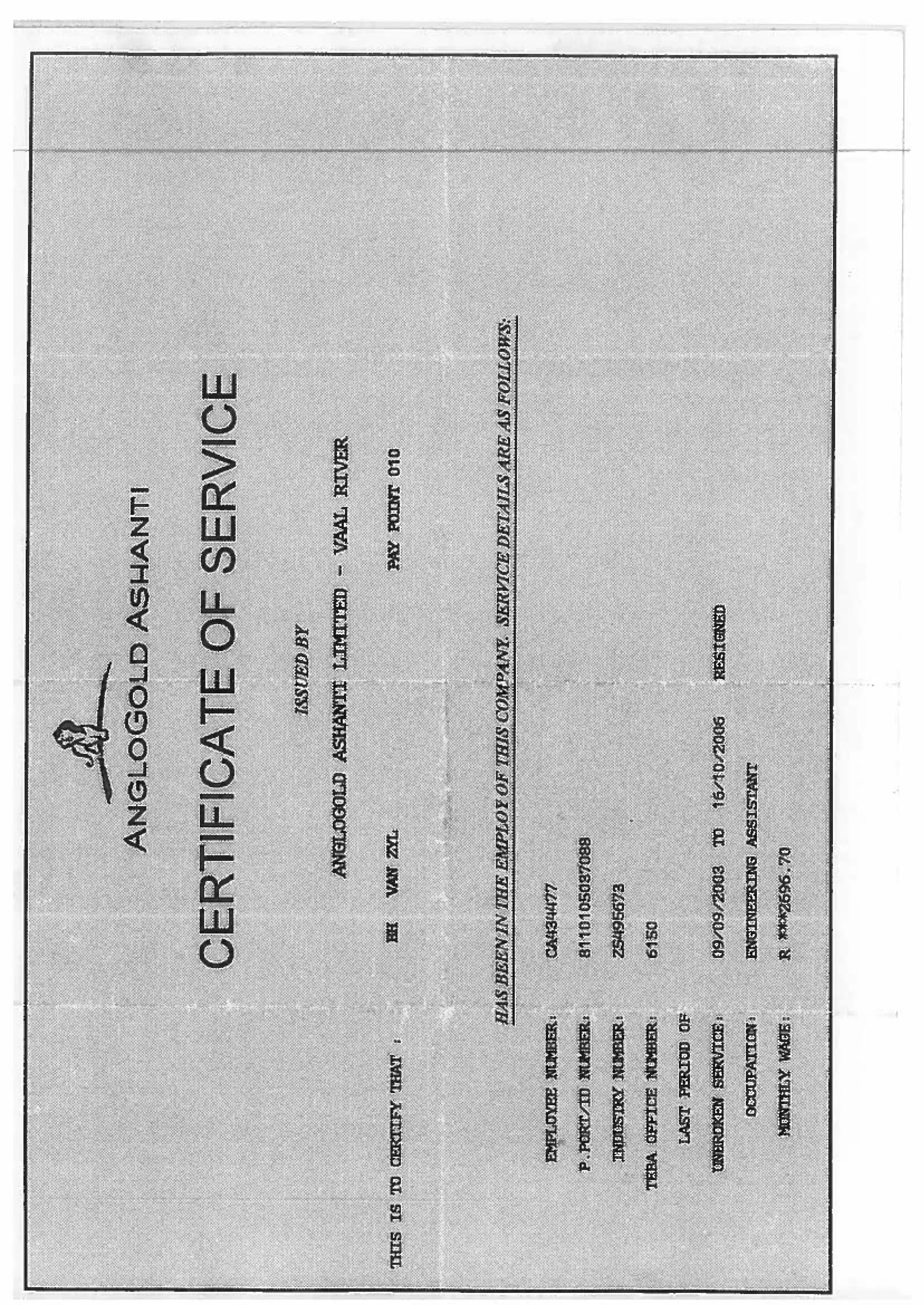 BART Certificates | PDF