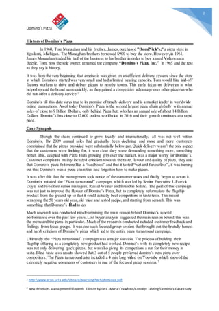 Domino's Paper - Final | PDF