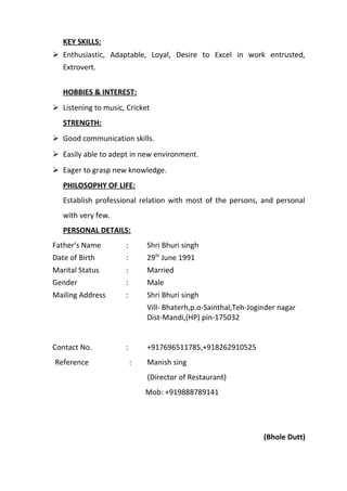 Bhole cv[2] (1) (1) (2).doc............. | PDF