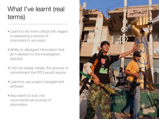 EPQ Presentation | PPT