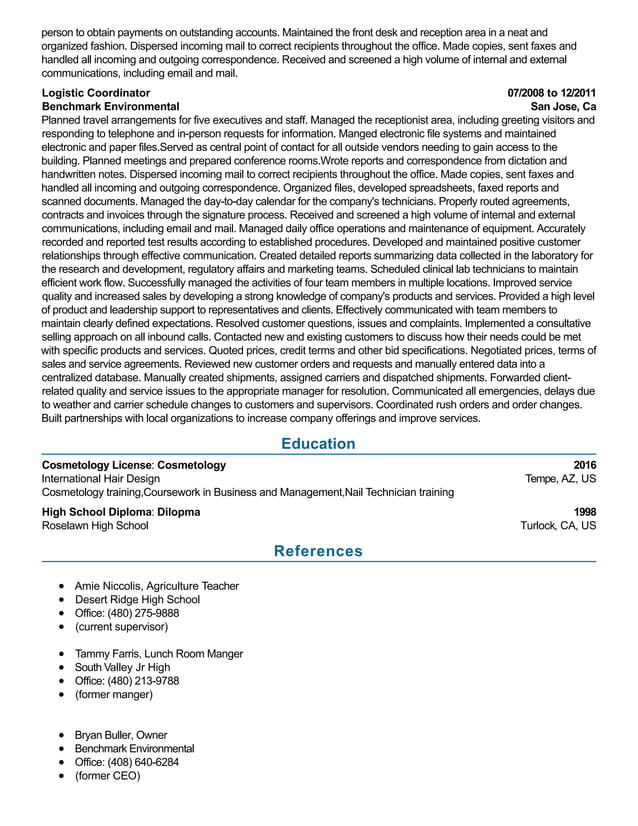 Cristina Allen Resume | PDF | Sales | Business