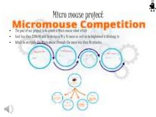 Micro mouse project GS1140 | PPTX