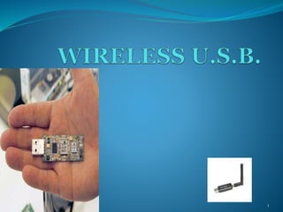 wireless usb ppt | PPTX