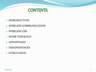 wireless usb ppt | PPTX