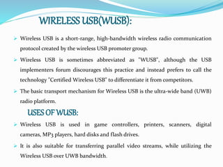 wireless usb ppt | PPTX