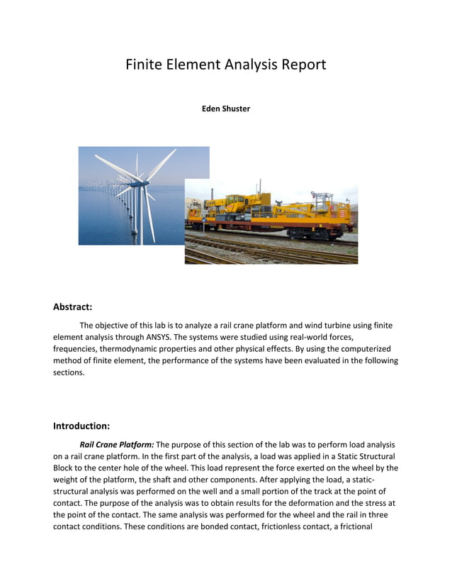 Final-ANSYS-Report-323 | PDF