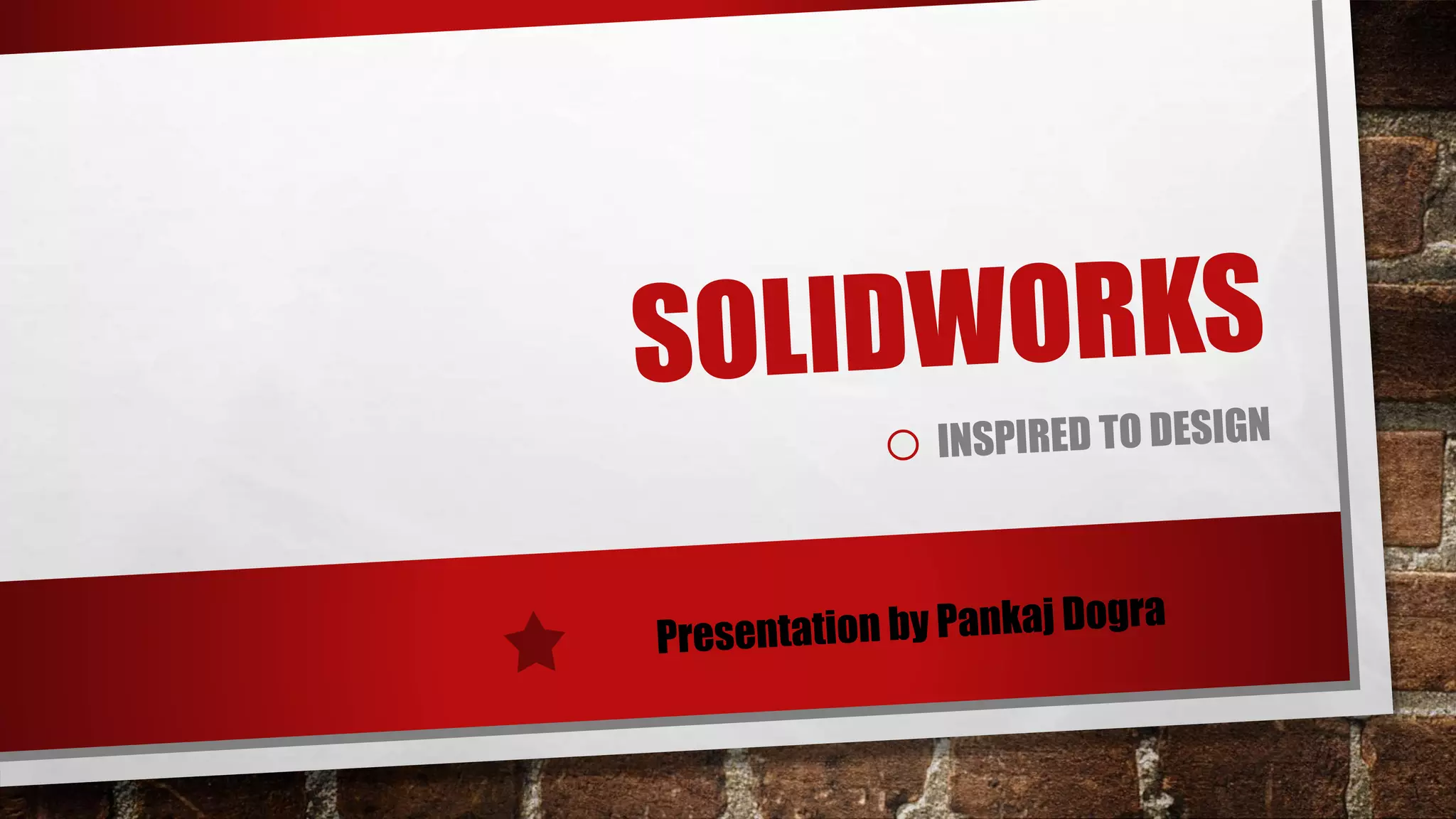 Solid Works Presentation | PPTX
