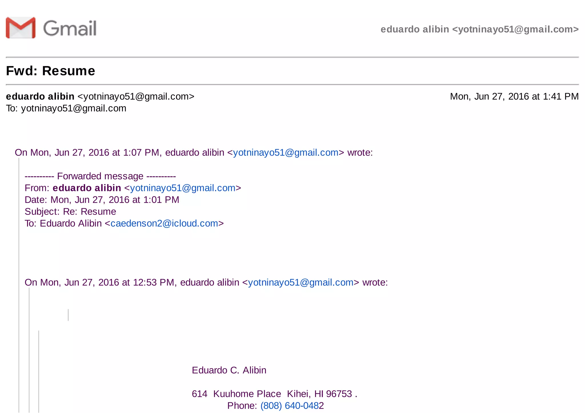 Gmail - Fwd_ Resume | PPT