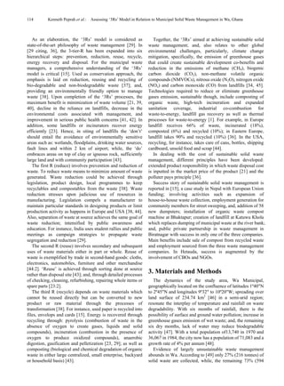 Assessing ‘3Rs’ Model in Relation to Municipal Solid Waste Management ...