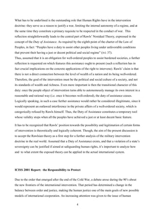 Military Interventions for Humanitarian Purposes | PDF