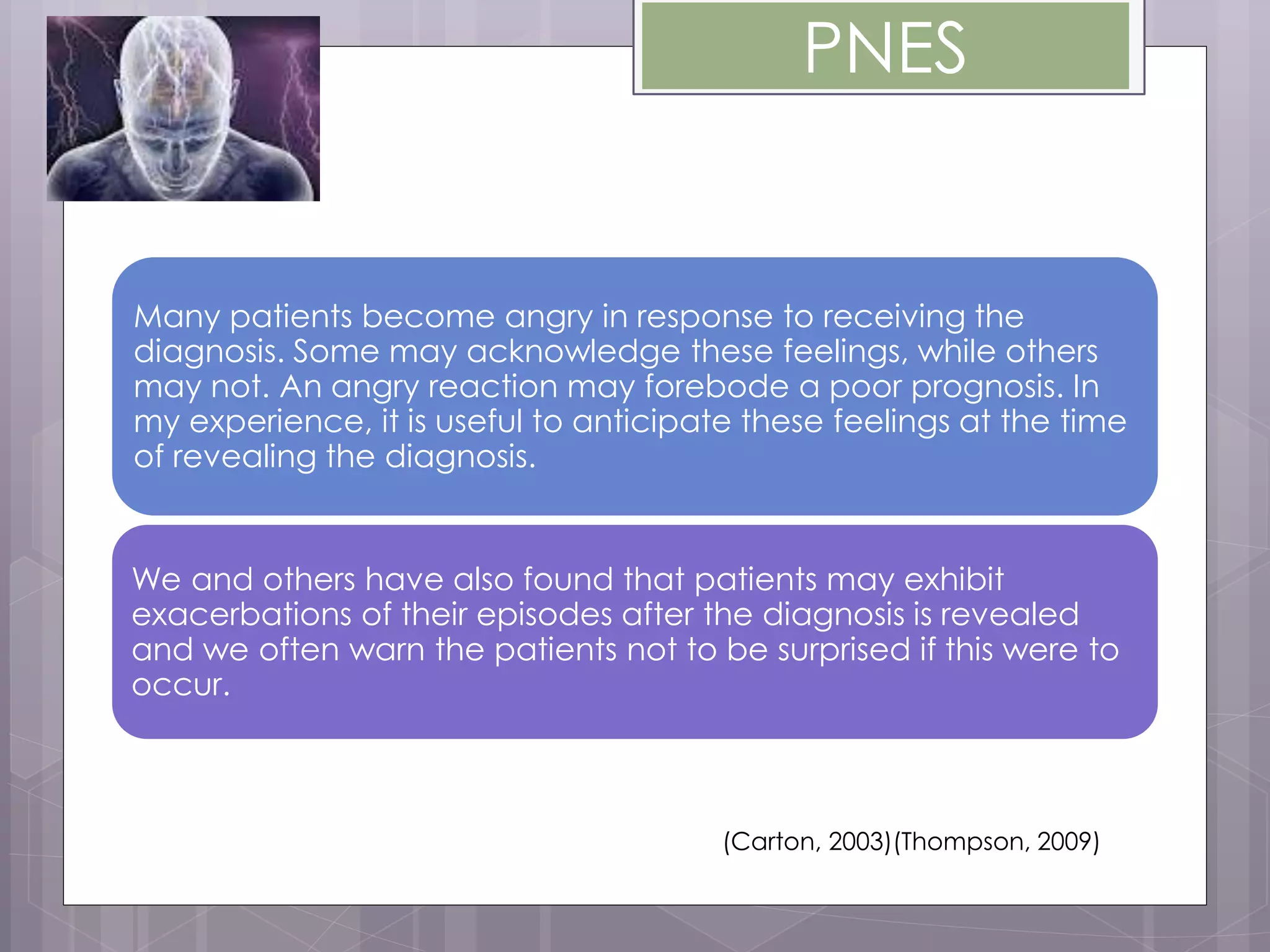 Psychogenic nonepileptic seizure (PNES) | PPTX