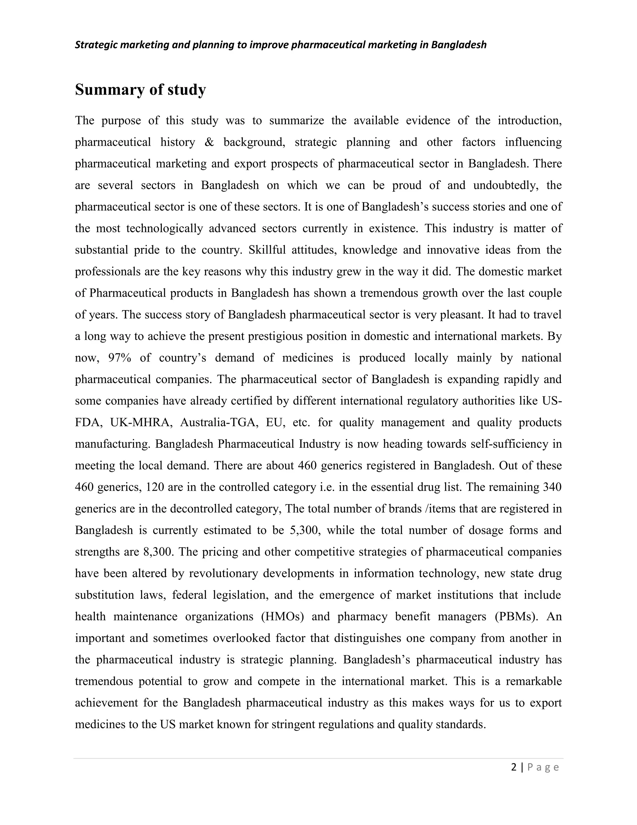 M.Pharm Project | PDF