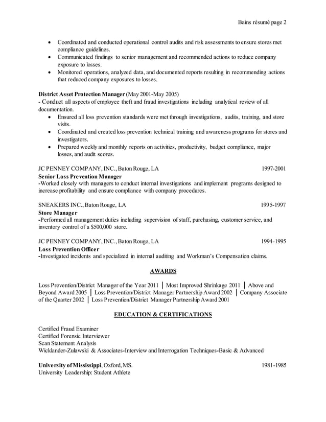 Angela L Bain - resume | PDF