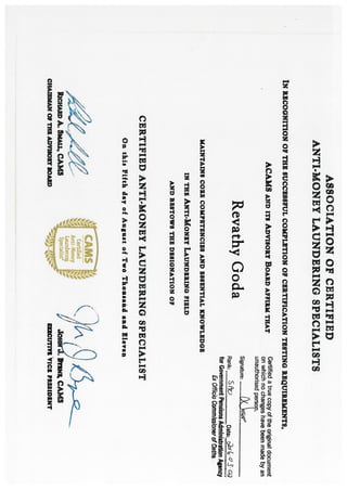 ACAMS-Certified | PDF