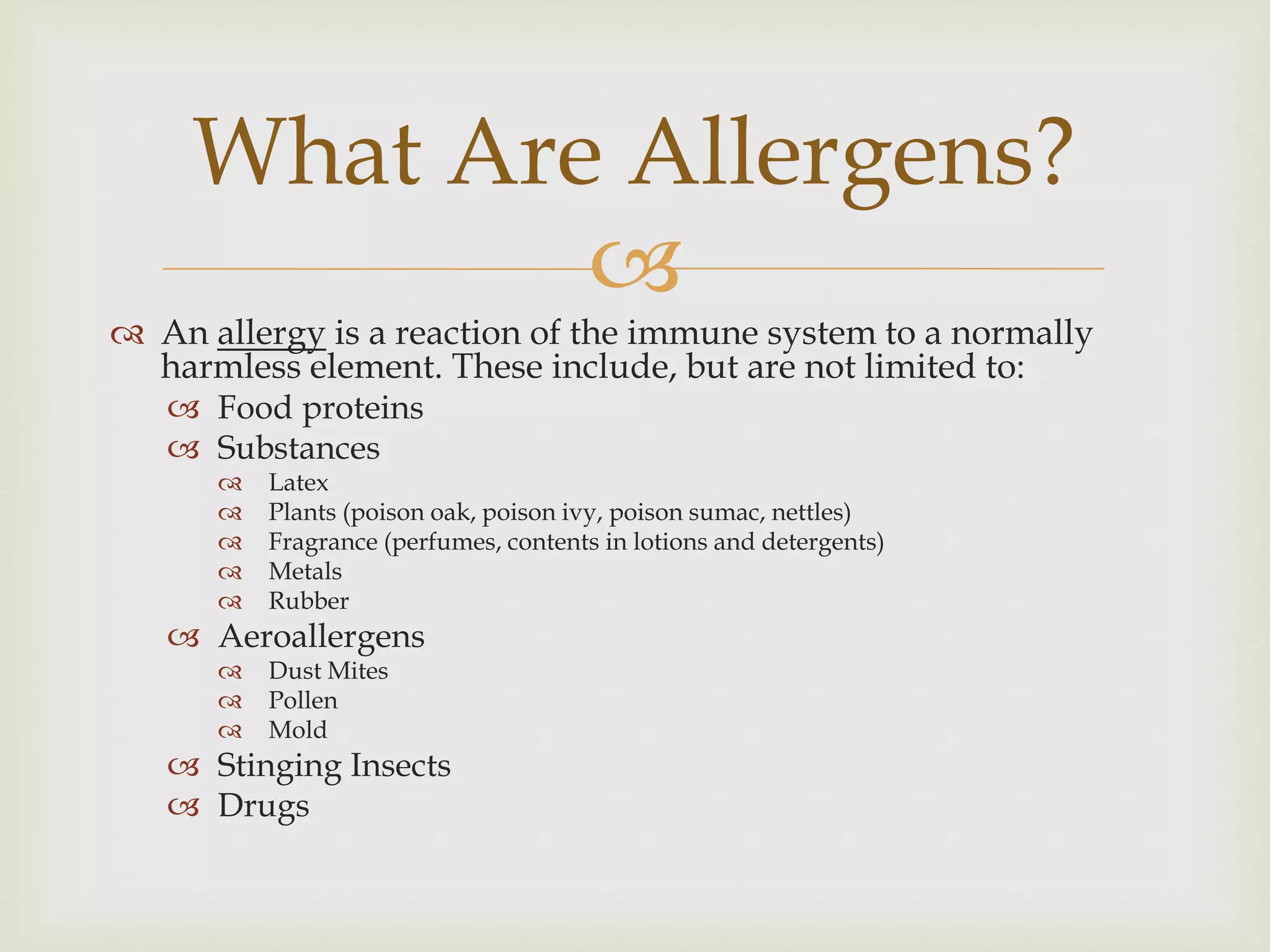 Food Allergen Awareness Training | PPTX