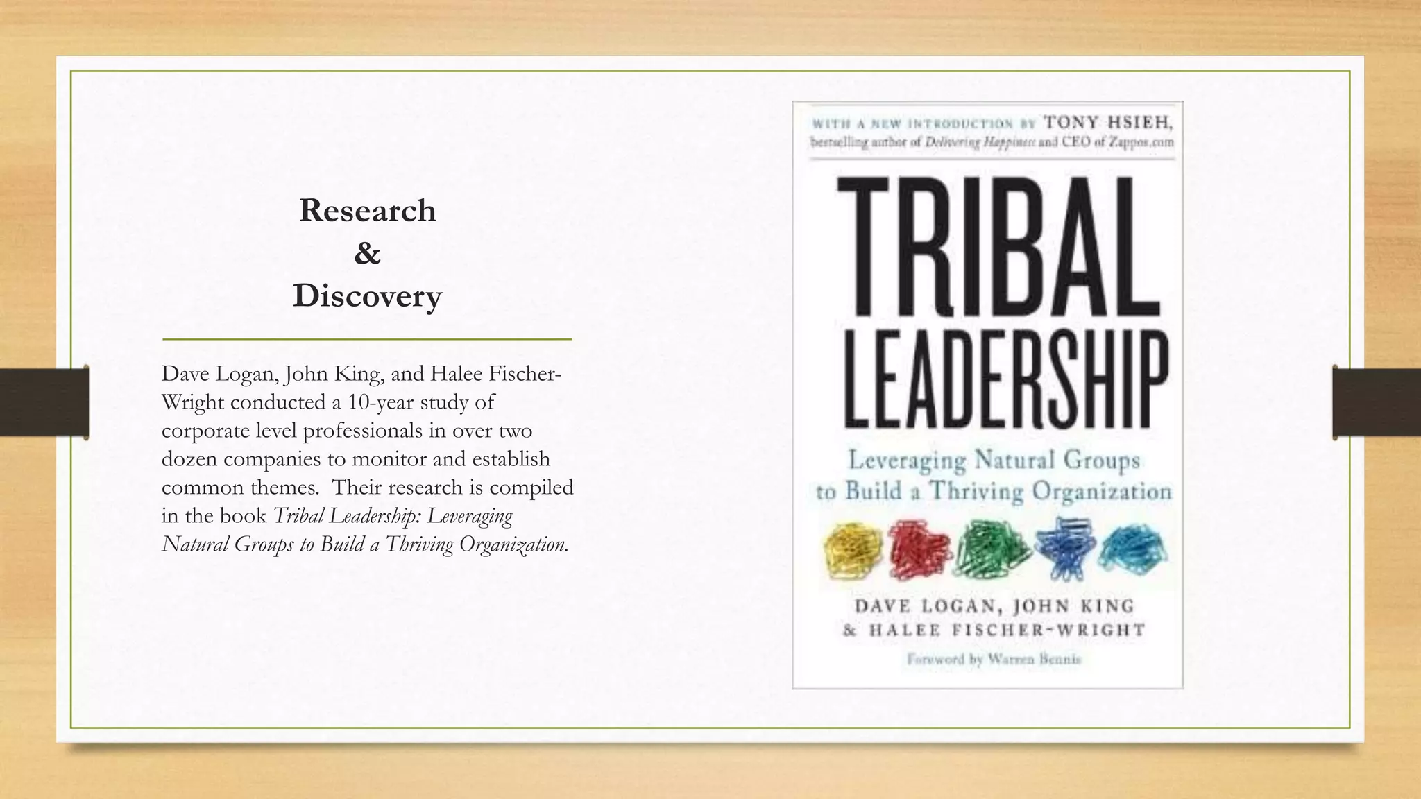 8-2 Tribal Leadership Presentation | PPTX