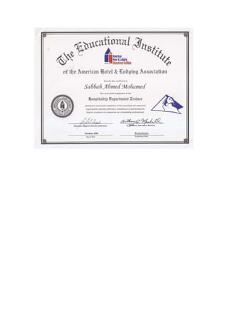 sabbah certification | DOCX