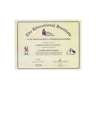 sabbah certification | DOCX