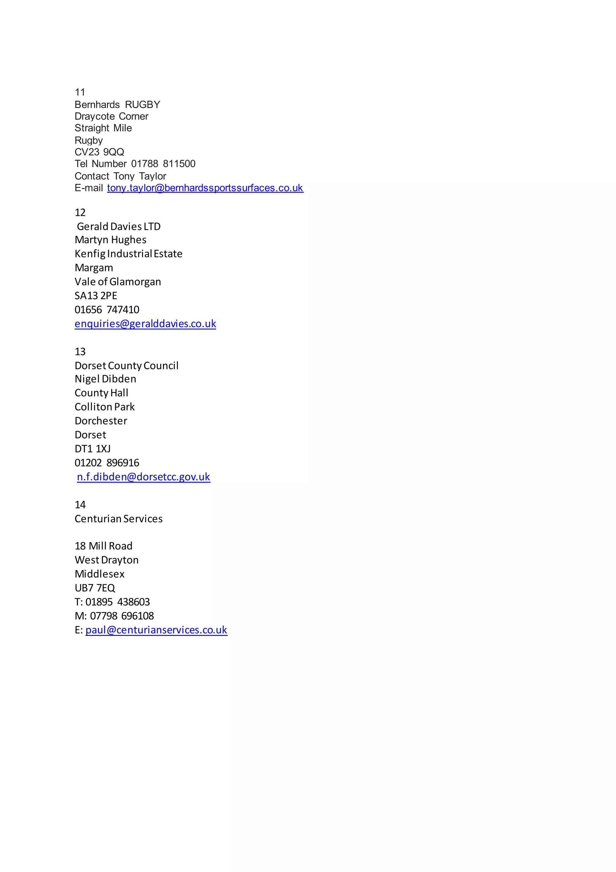 Southern approved suppliers | PDF