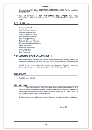 ANOOP CV 2016 JUN | DOC