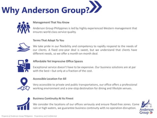 Corporate Profile Anderson Group Philippines | PDF