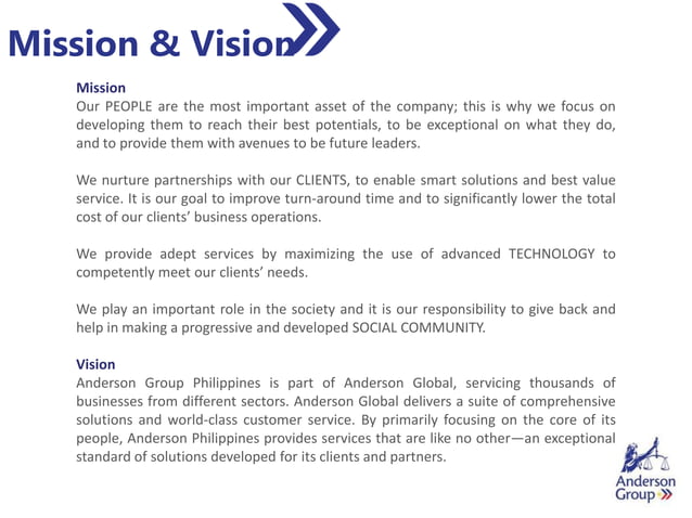 Corporate Profile Anderson Group Philippines | PDF | Computing ...