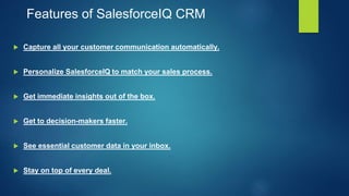 Introduction to salesforce ppt | PPTX