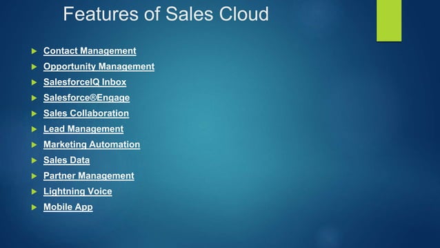 Introduction to salesforce ppt | PPTX | Cloud Computing | Internet