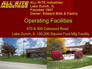 All-Rite Ind 2015 Corporate Presentation-Final | PPT