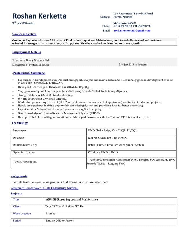 Roshan_Kerketta | PDF | Databases | Computer Software and Applications