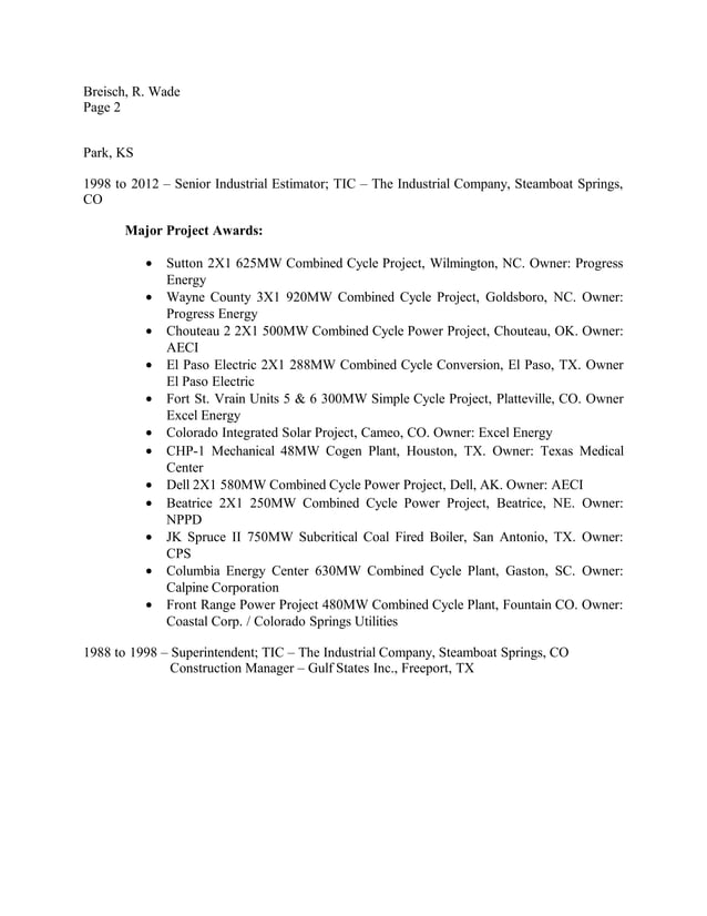 BREISCH_Resume 102116 | PDF