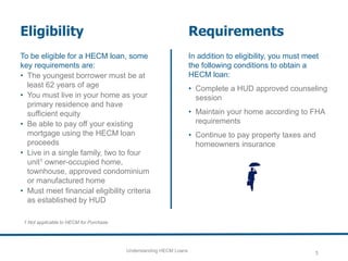 Understanding HECM Brochure | PPT