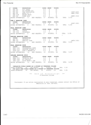 TC transcript 2 | PDF