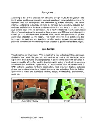 Proposal for Virtual Machine Project | PDF