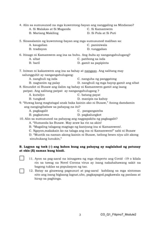 FILIPINO 7 - UNANG MARKAHAN MODULES (DEPED).pdf
