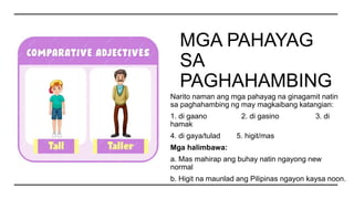 paghahambing na magkatulad at di magkatulad ppt | PPTX